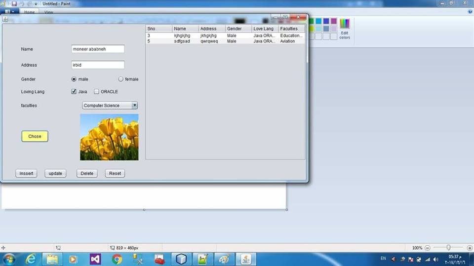 Simple Insert information and Update with SQL Server | SourceCodester